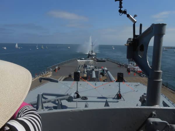 History cruises into San Pedro - The USS Iowa’s final stop