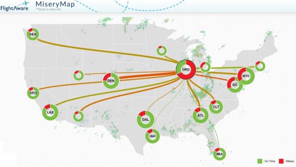 Real-Time Misery Map Shows Travelers What To Expect - JohnnyJet.com