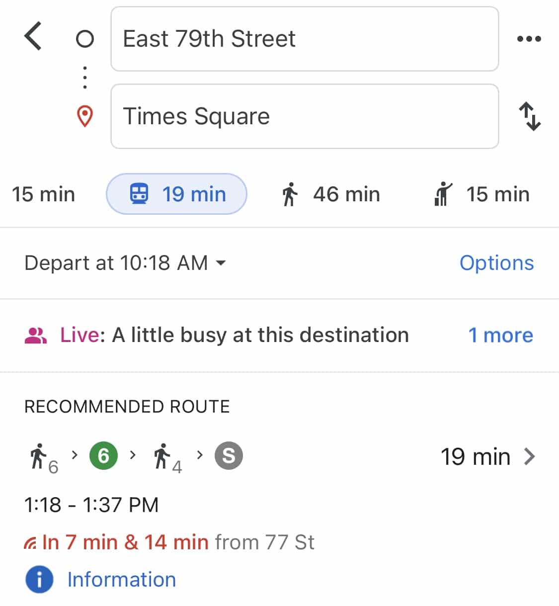 Update Your Google Maps App To Find Out How Crowded The Subway Is