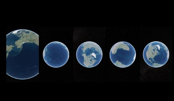 The Internet’s Most Unique Clock Uses Google Earth - JohnnyJet.com